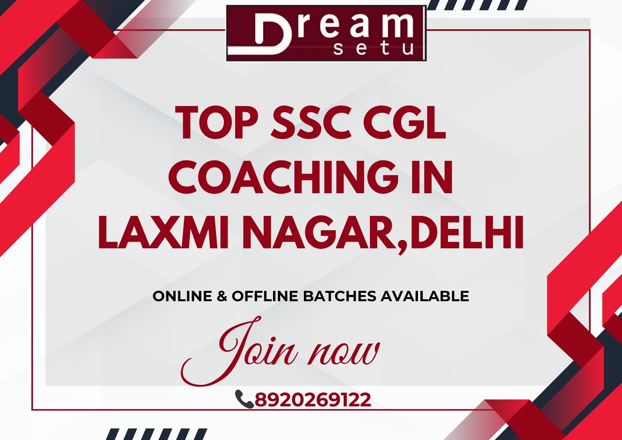 TOP SSC CGL Coaching in Laxmi Nagar,Delhi